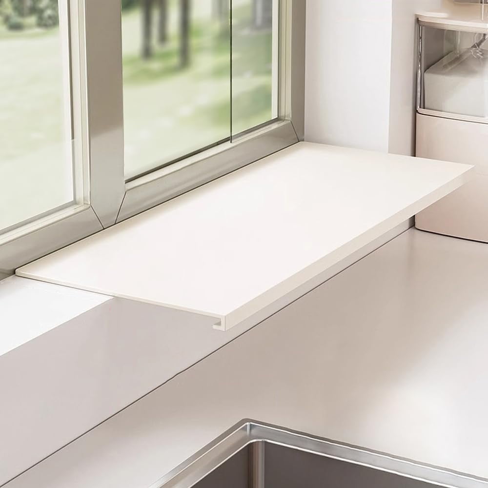 Window Sill Extender Plate, 23.6inch Carbon Steel Storage Shelf, Window ...