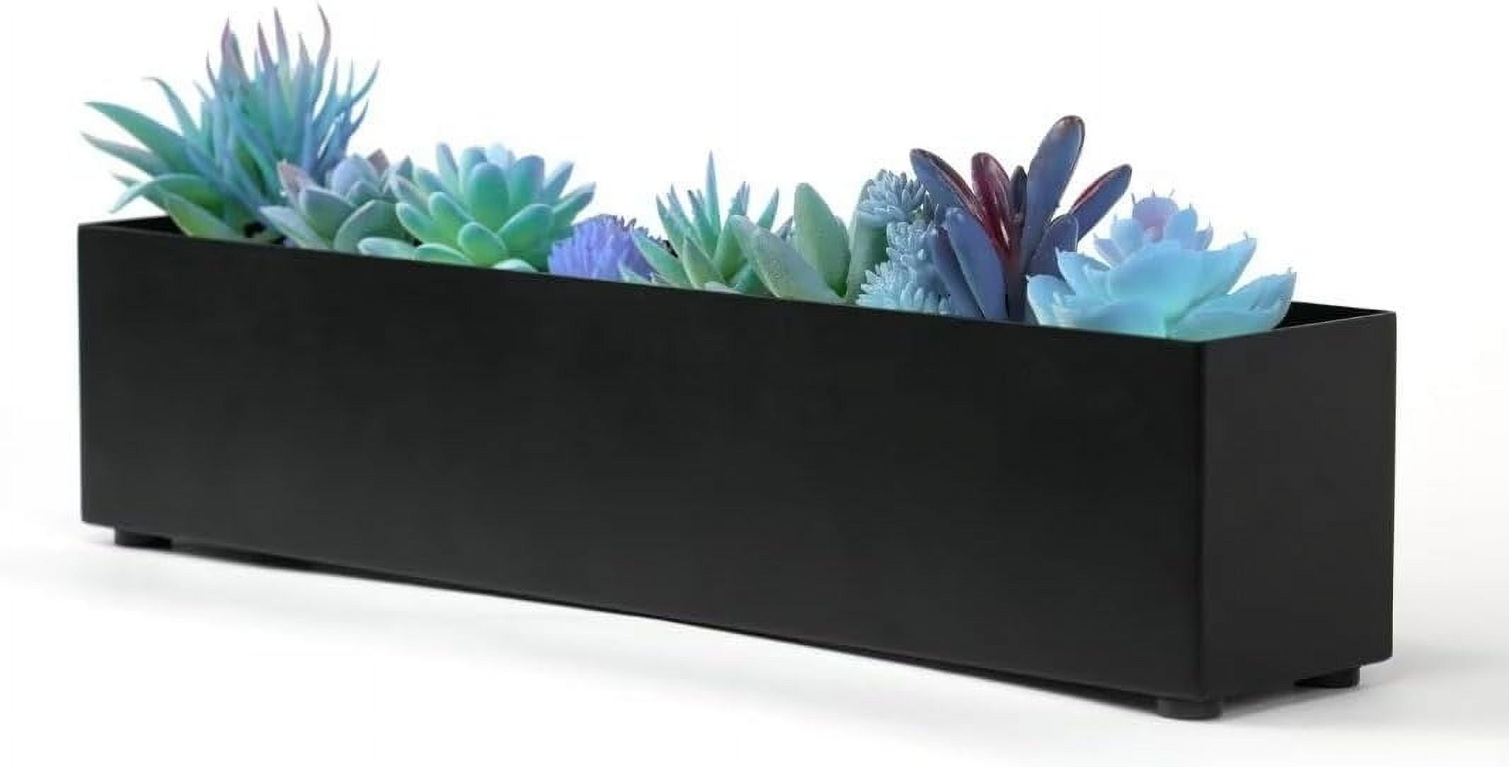 Window Sill Planter Box Trough Rectangle Planter Long Window Planters ...