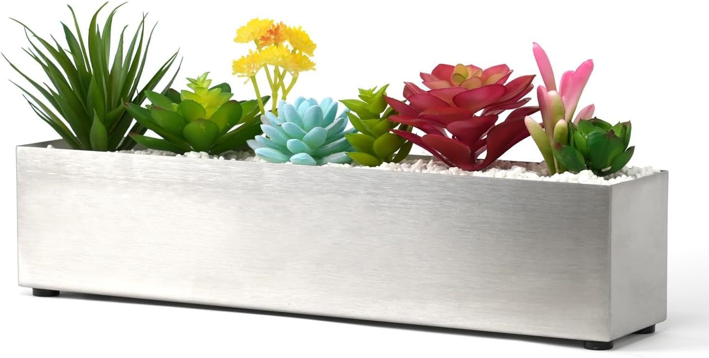 Window Sill Planter Box Trough Rectangle Planter Long Window Planters ...