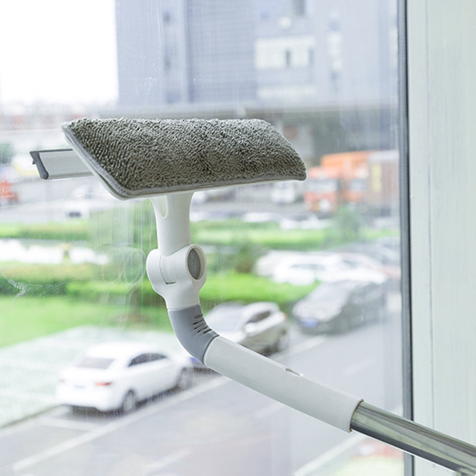 Window Squeegee Cleaner, 2 In 1 Shower Squeegee With Extension Pole, 58 ...