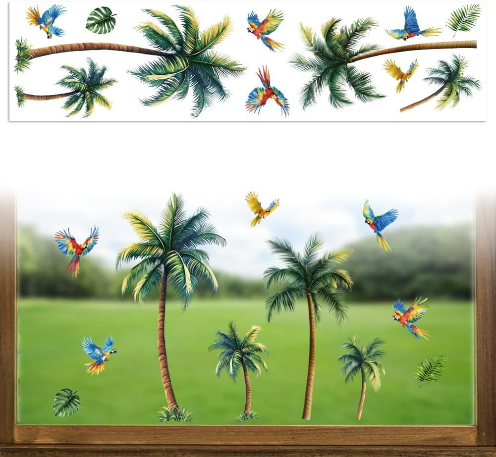 Window Static Cling Decal Sticker Double-Sided for Large Glass 1 Sheet ...