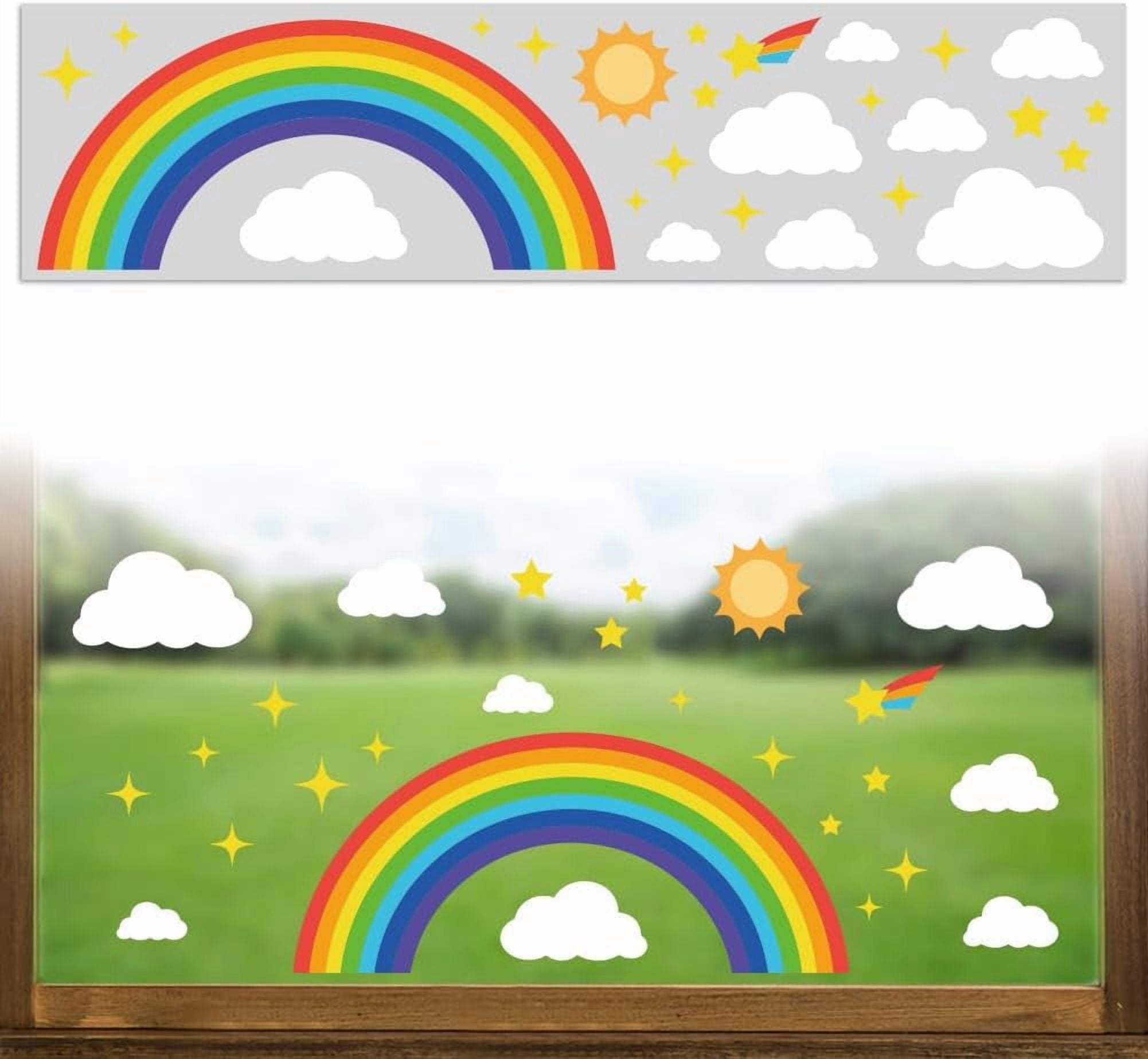 Window Static Cling Decal Sticker Double-Sided for Large Glass Car ...