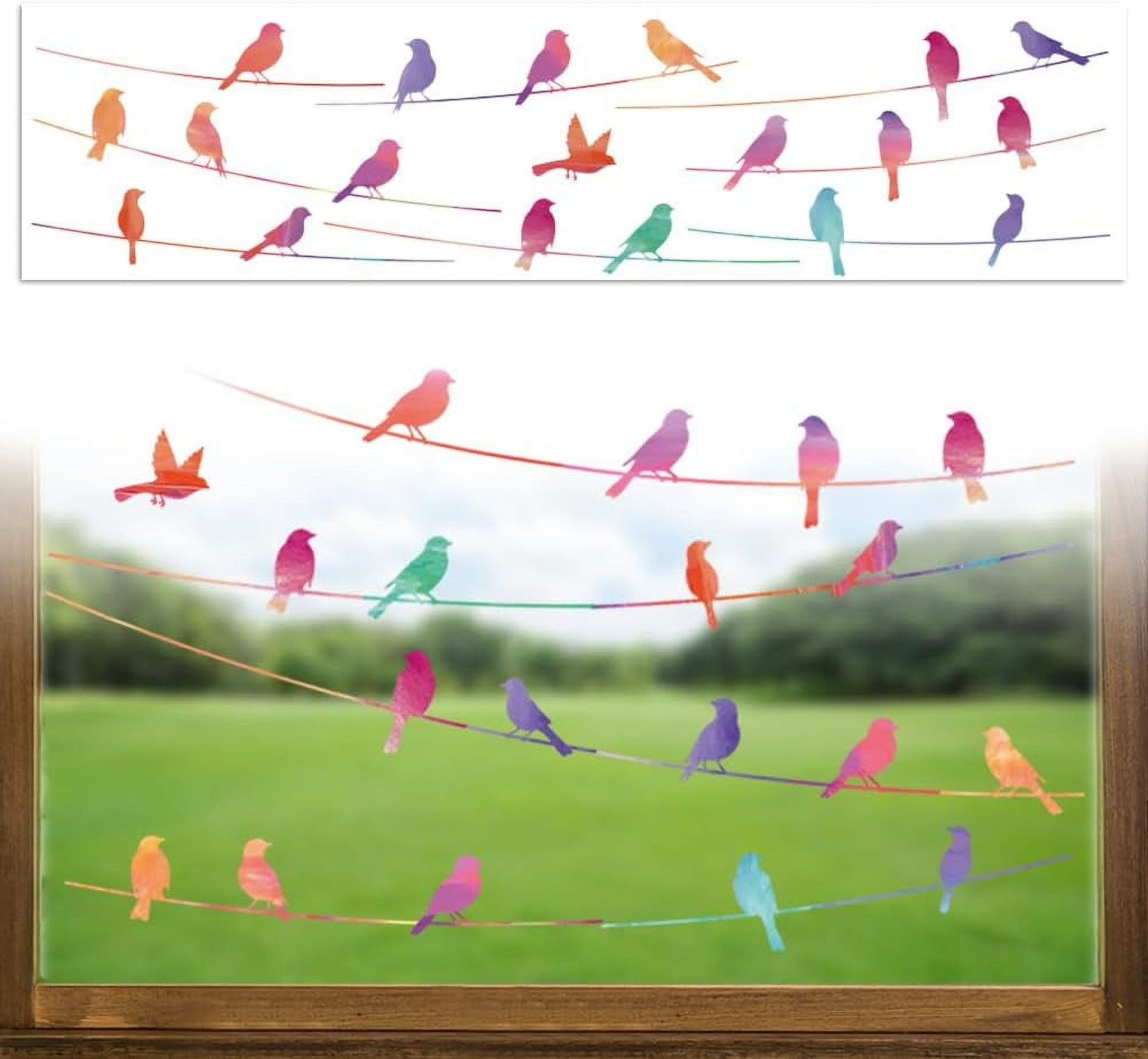 Window Static Cling Decal Sticker Double-Sided for Large Glass Window 1 ...