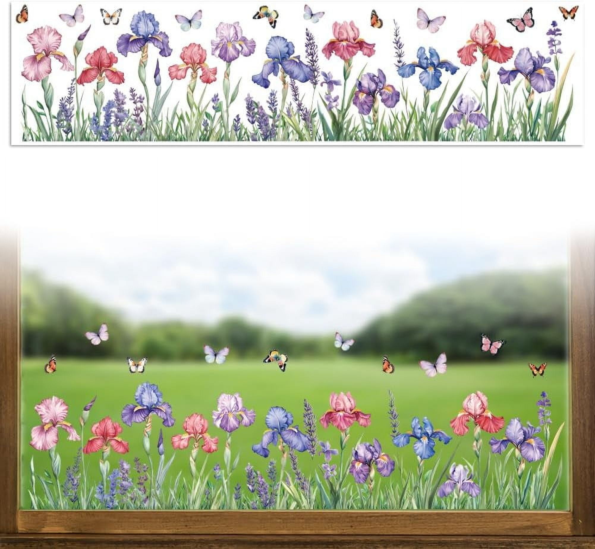 Window Static Cling Decal Sticker Double-Sided for Large Glass Window 1 ...