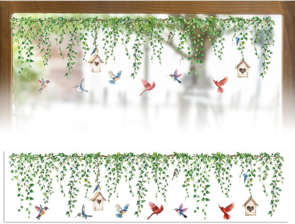 Window Static Cling Decal Sticker Double-Sided for Large Glass Window 1 ...