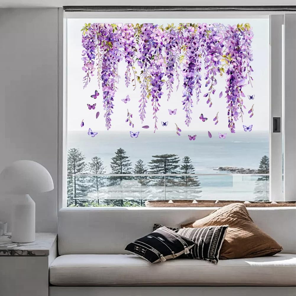 Window Static Clings Stickers Decal 11.8"x35.4" 2 Sheets with 25PCS ...