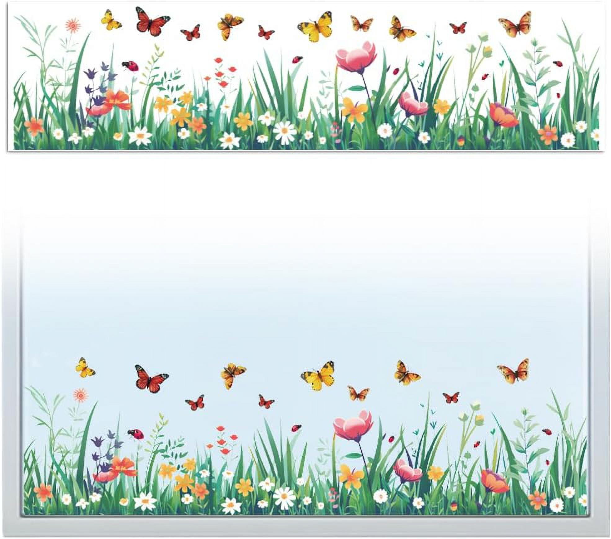 Window Static Clings Stickers Decal for Large Window 47.2"x11.8" 1 ...