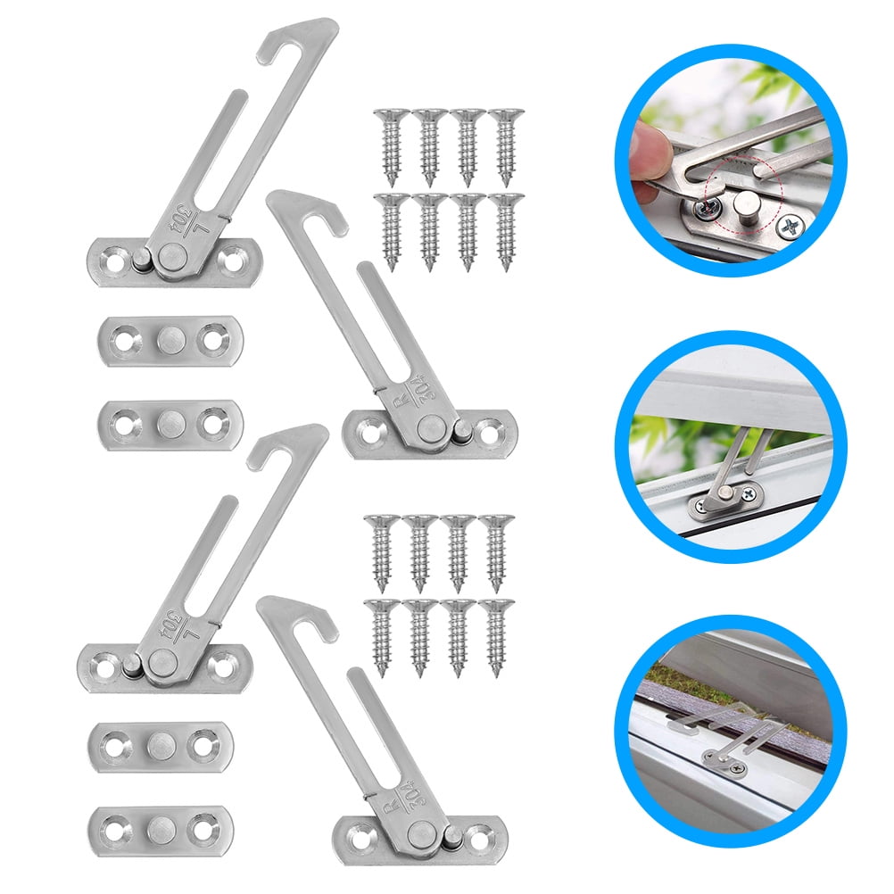 Window Stoppers For Vertical Windows,4Pcs Window Stopper Window Lock ...