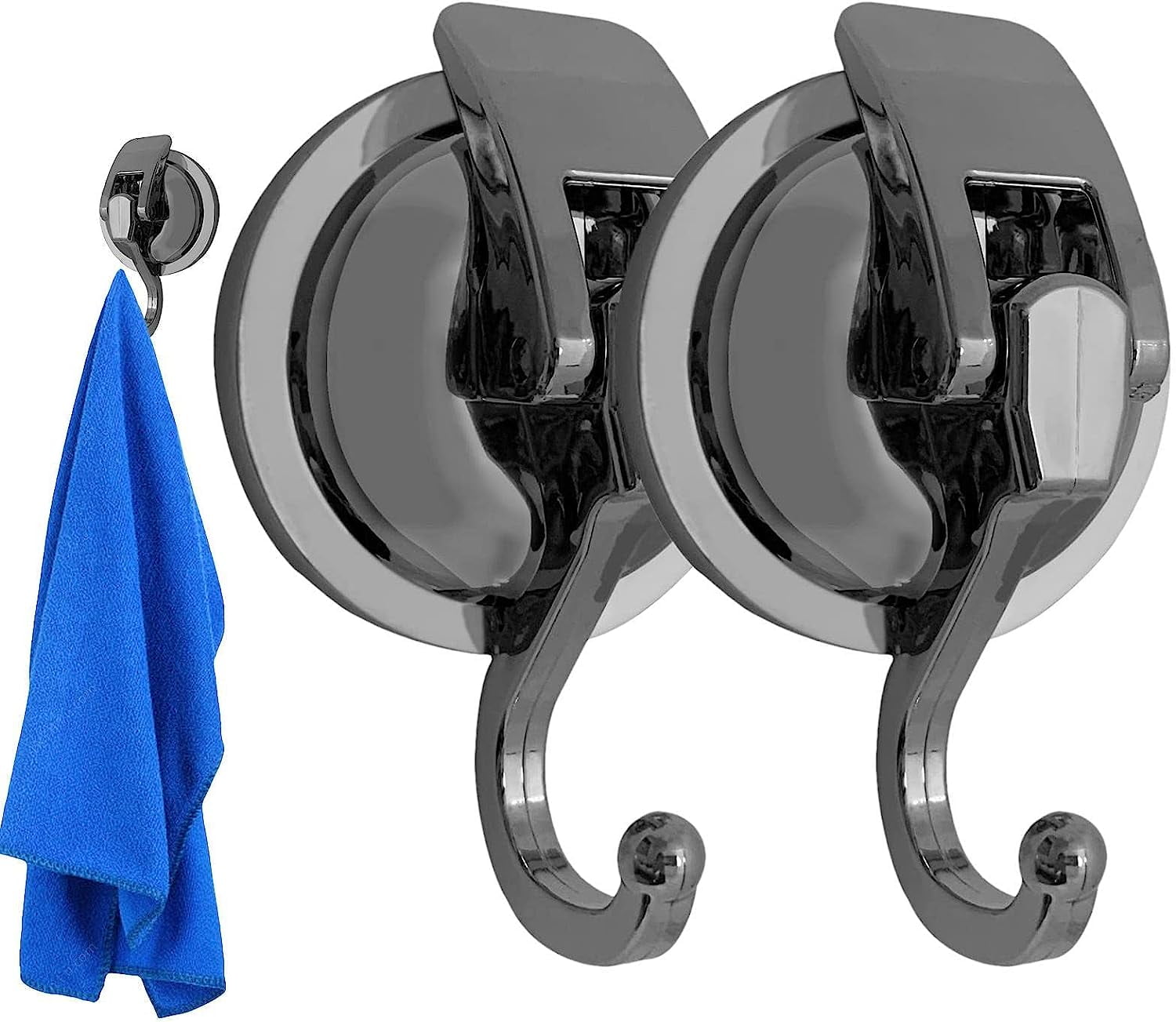 Window Suction Cups with Hooks, Wall Hook Suction Cup Hanger, Removable Glass Suction Cup Hanger ...