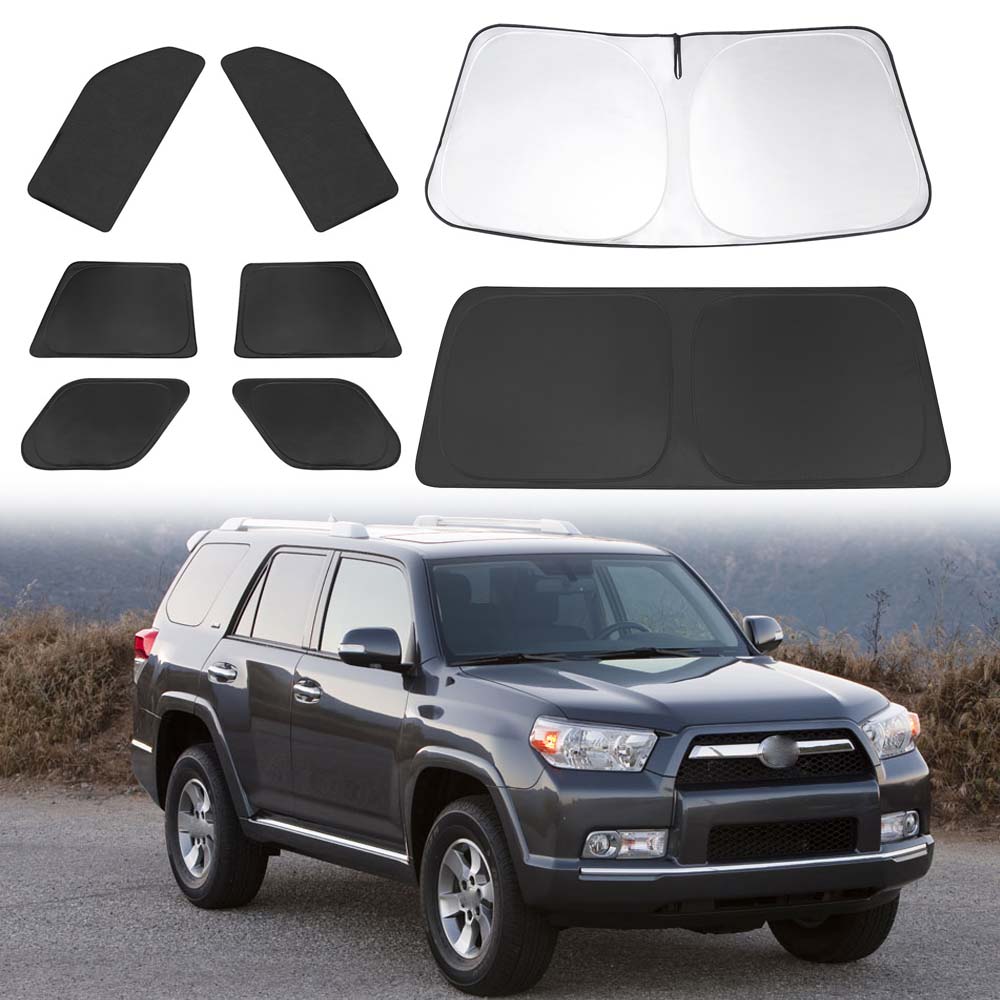 Window SunShade Protect Accessories Set of 8 For 5th Gen Toyota 4Runner ...