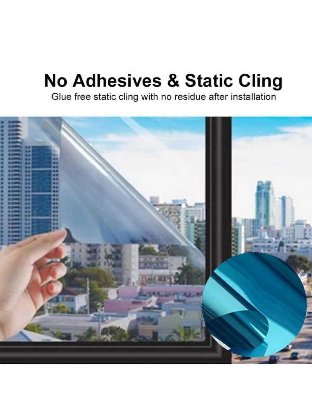 Window Thermal Insulation Privacy Film Transparent UV Infrared Cut Skin ...