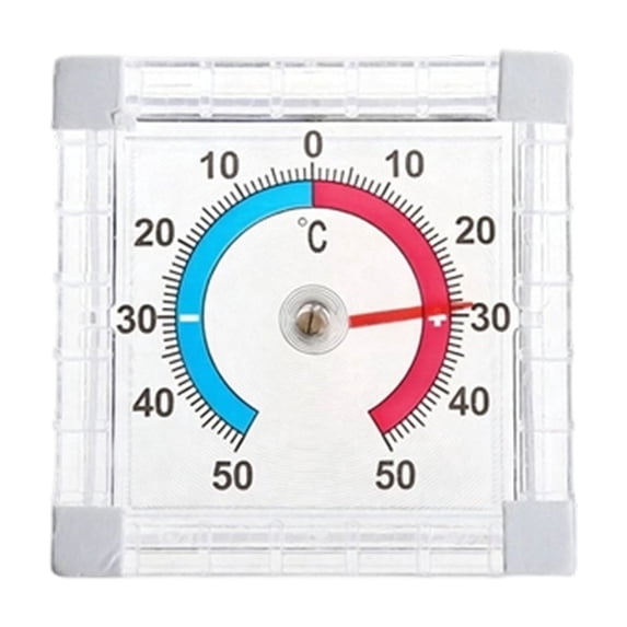 Window Thermometer Temperature Gauge, Outdoor Indoor Plastic Display ...