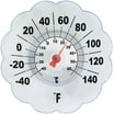 Taylor Clear Plastic Window Cling Dial Thermometer, 7 in, with ...