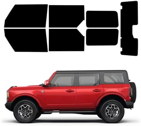 Window Tint Film for Cars Compatible with Ford Bronco 4 Door 2021-2023 ...