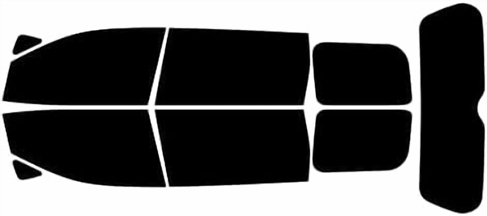 Window Tint Film for Cars Compatible with Nissan Quest Mini Van 2011 ...