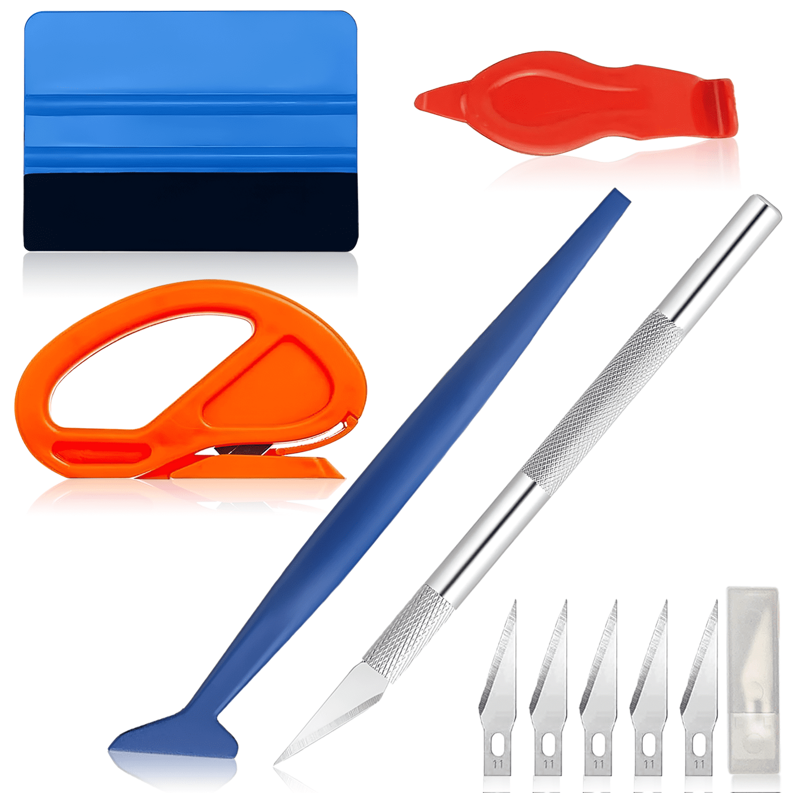 Window Tint Installation Kit, Corner Squeegee & Craft Knife For Vinyl ...