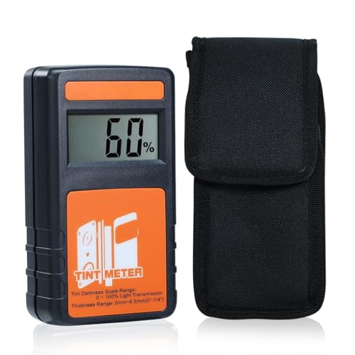 Window Tint Meter, Digital Tint Meter 100% Visual Light Transmission ...