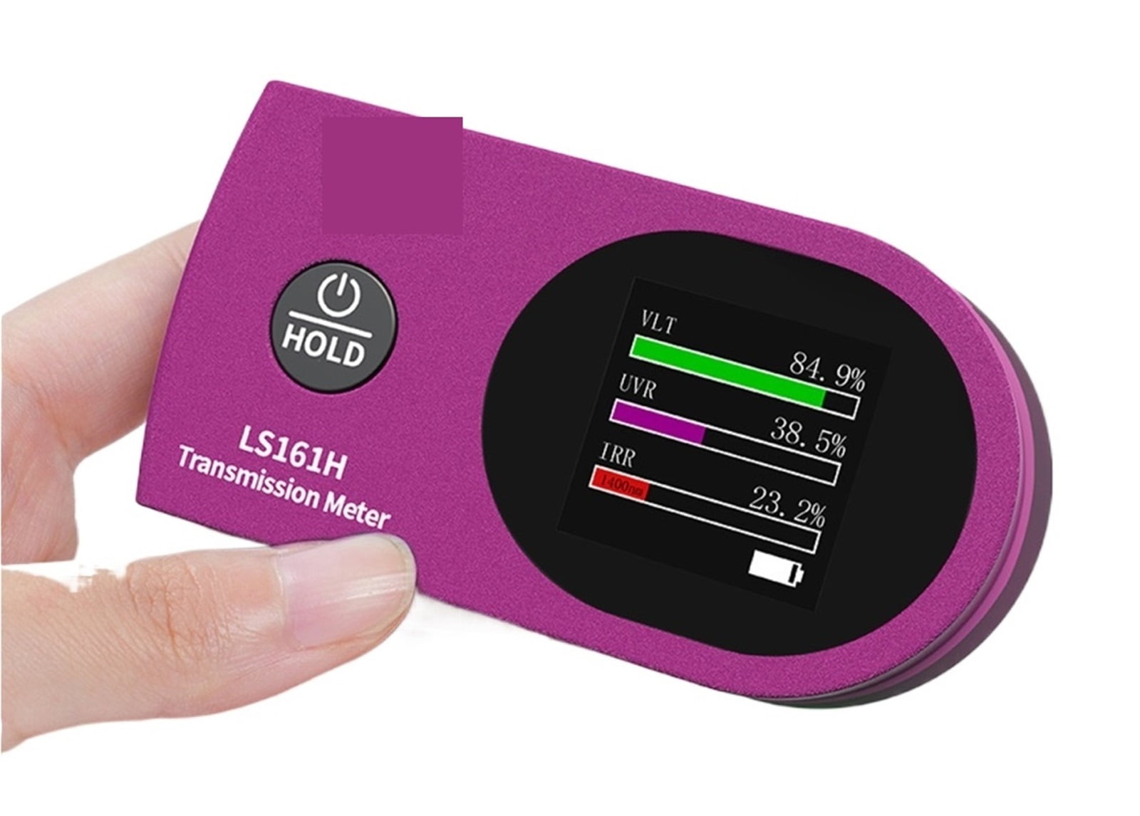 Window Tint Meter TSER Tester UV IR VLT Solar Film Transmission Meter ...