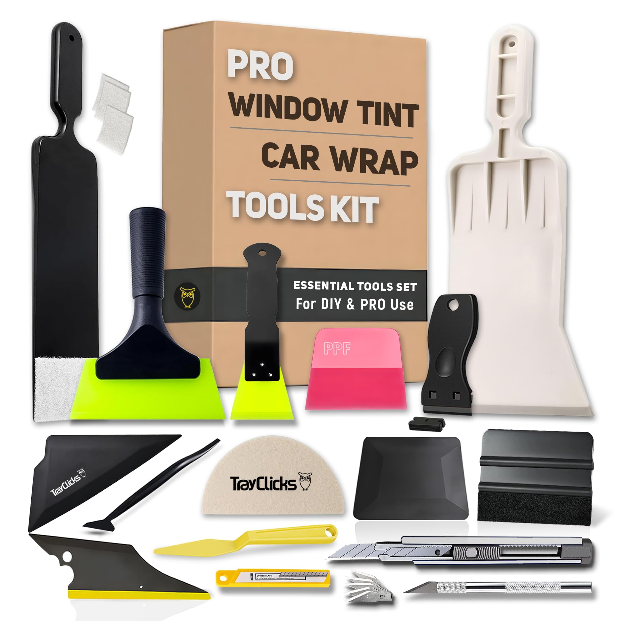 Window Tint Tools kit Vinyl Wrap Tool for Car Tinting Windshield Back ...