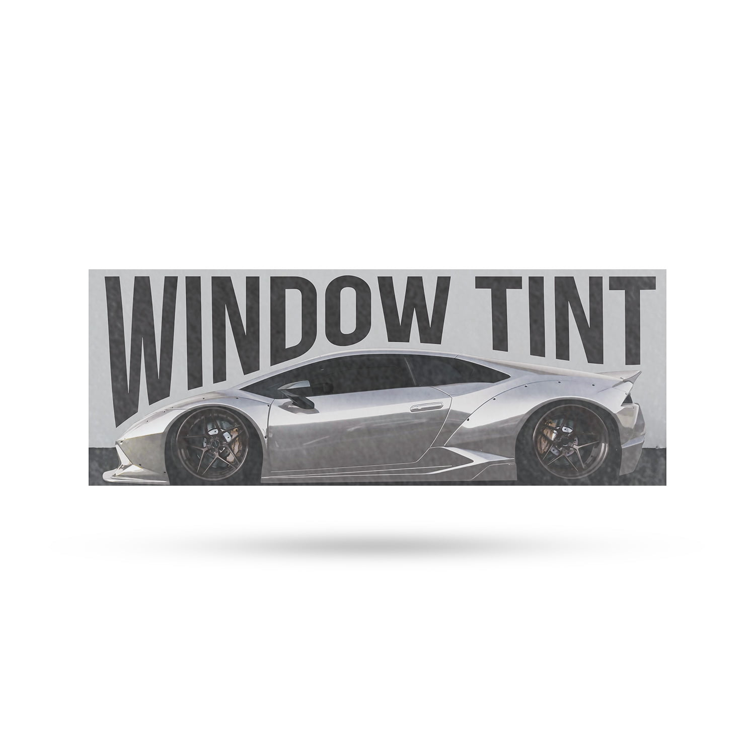Window Tint Vinyl Decal 12 Inch x 5 Inch Weatherproof Heavy-Duty ...