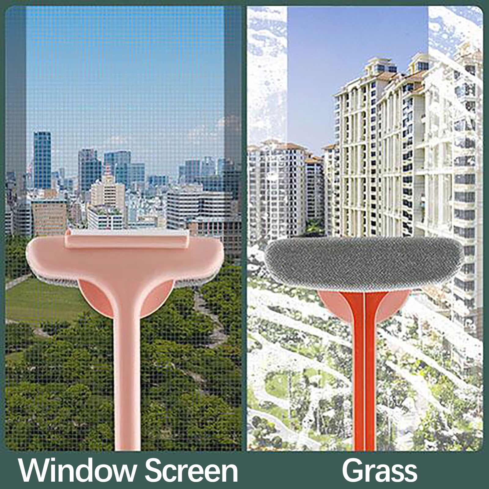 Window Track Cleaner Tool, Handheld Gap Cleaning Brush with Removable ...