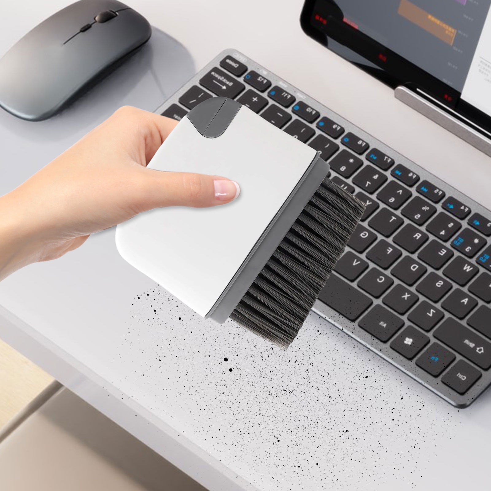 Window Track Cleaning Brush | Detachable Microfiber Cloth | Door ...