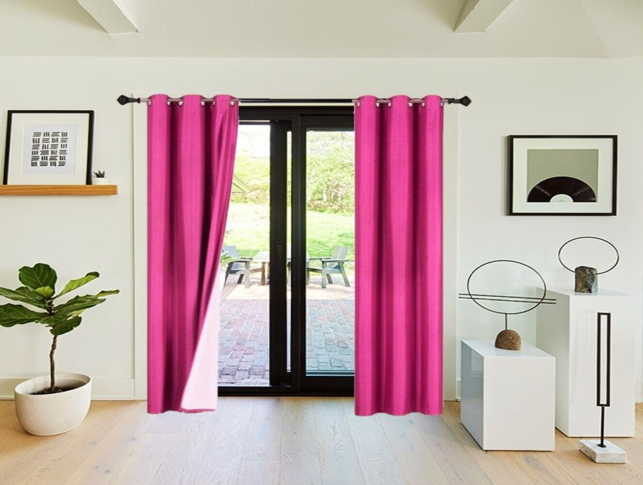 Window Treatment Curtain K86 100% Blackout Full Room Darkening Panels ...