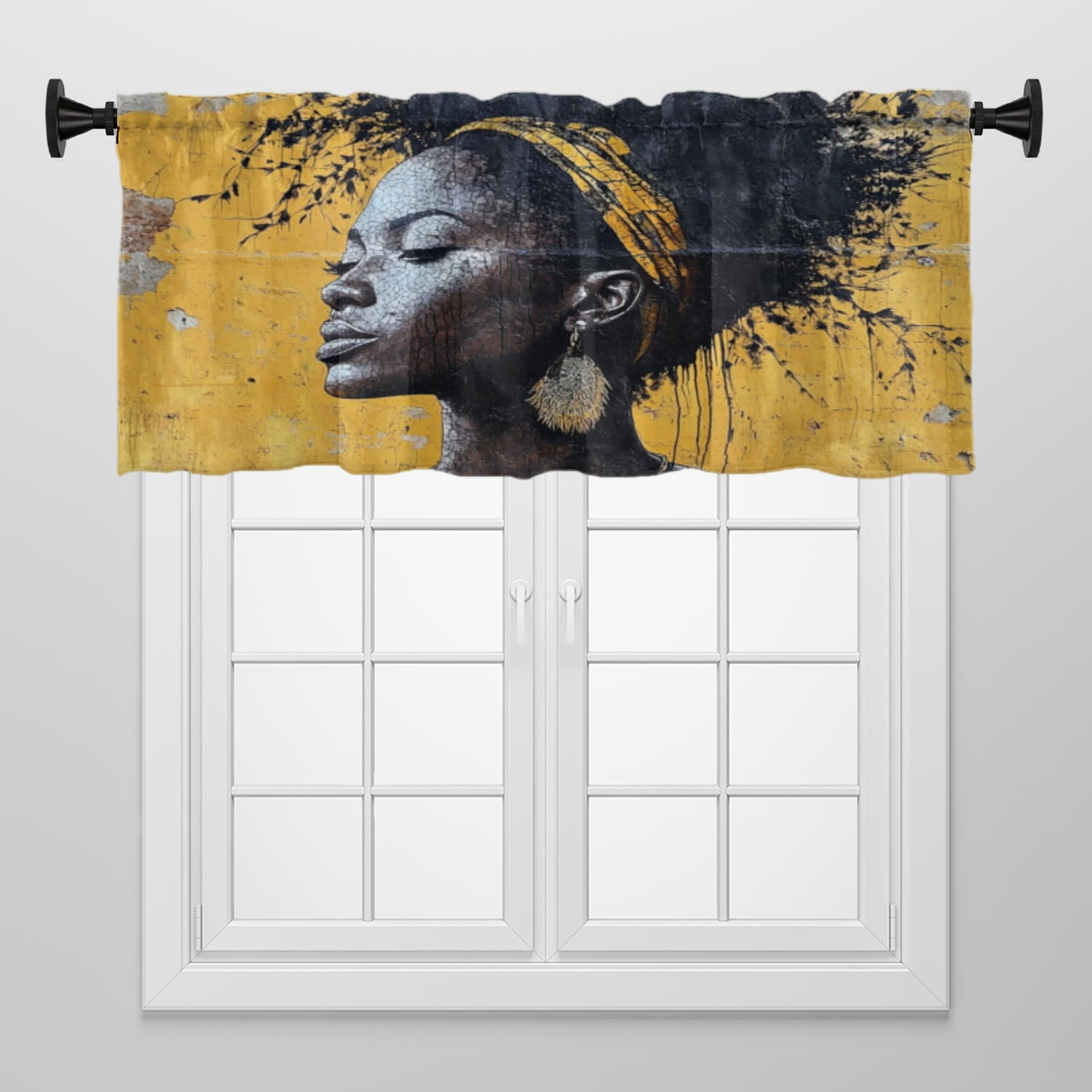 Window Treatment Tiers Solid Short Curtain for Small Window Bedroom 52 ...