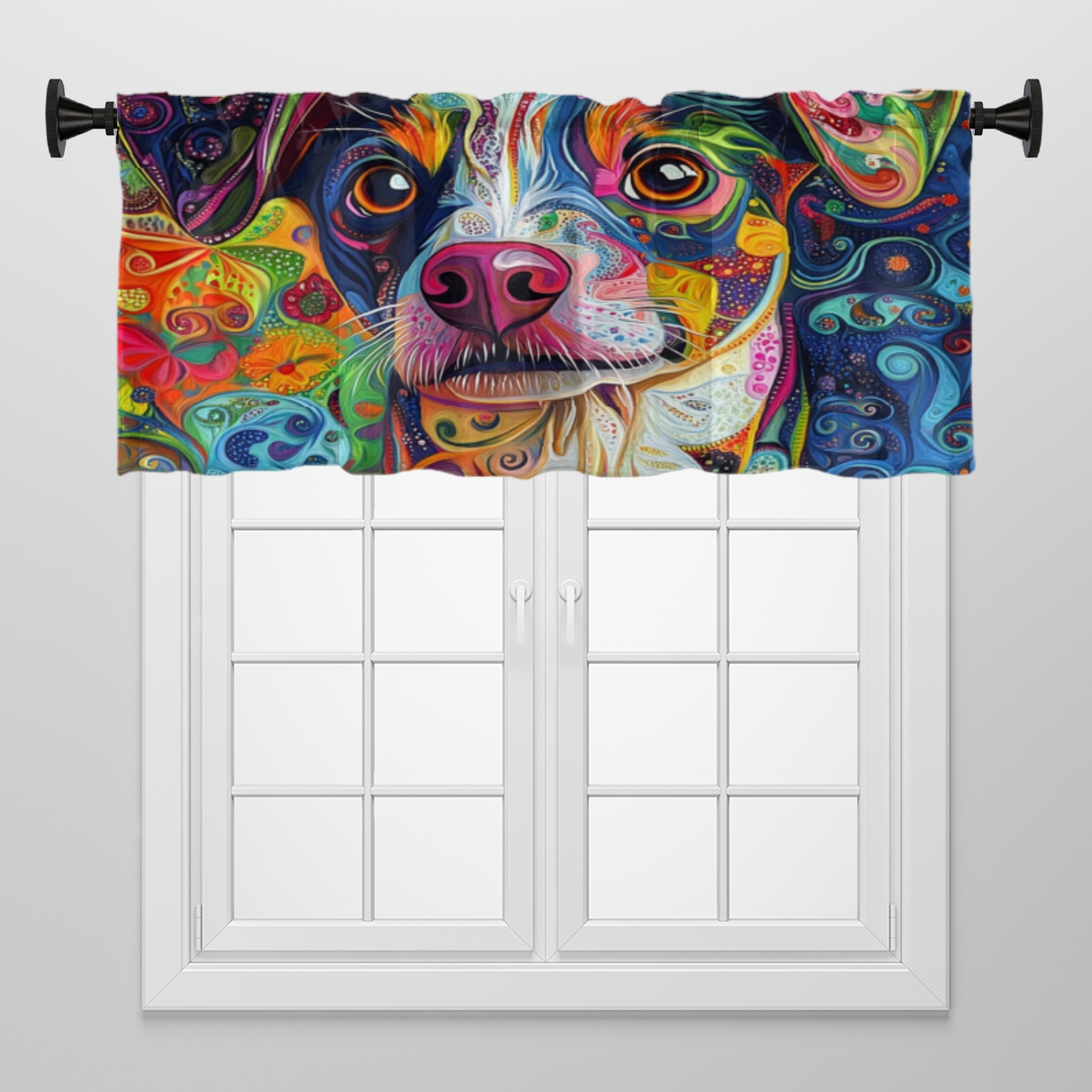 Window Treatment Tiers Solid Short Curtain for Small Window Bedroom 52 ...