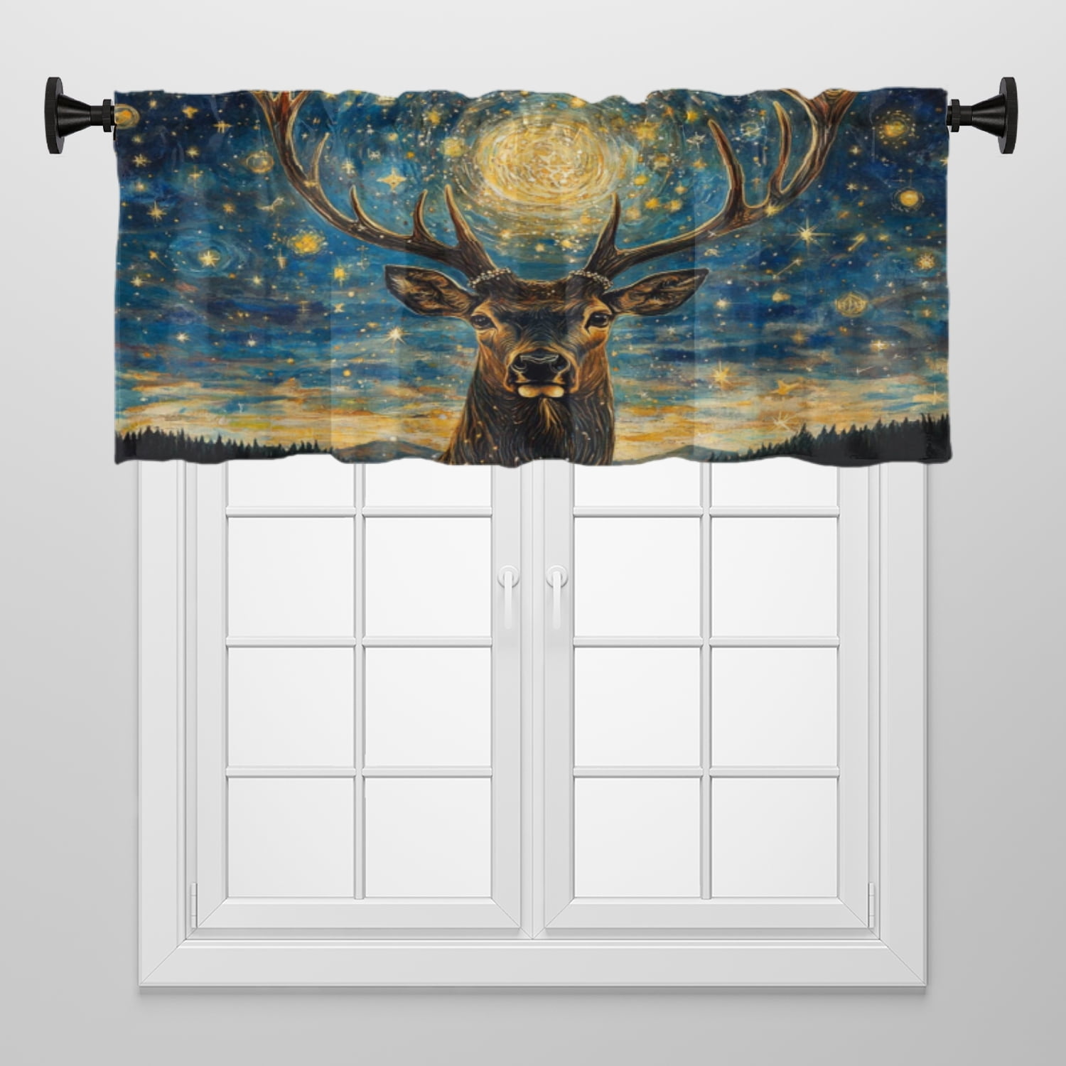 Window Treatment Tiers Solid Short Curtain for Small Window Bedroom 52 ...