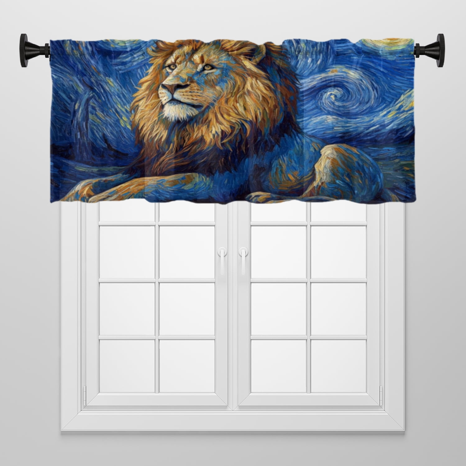 Window Treatment Tiers Solid Short Curtain for Small Window Bedroom 52 ...