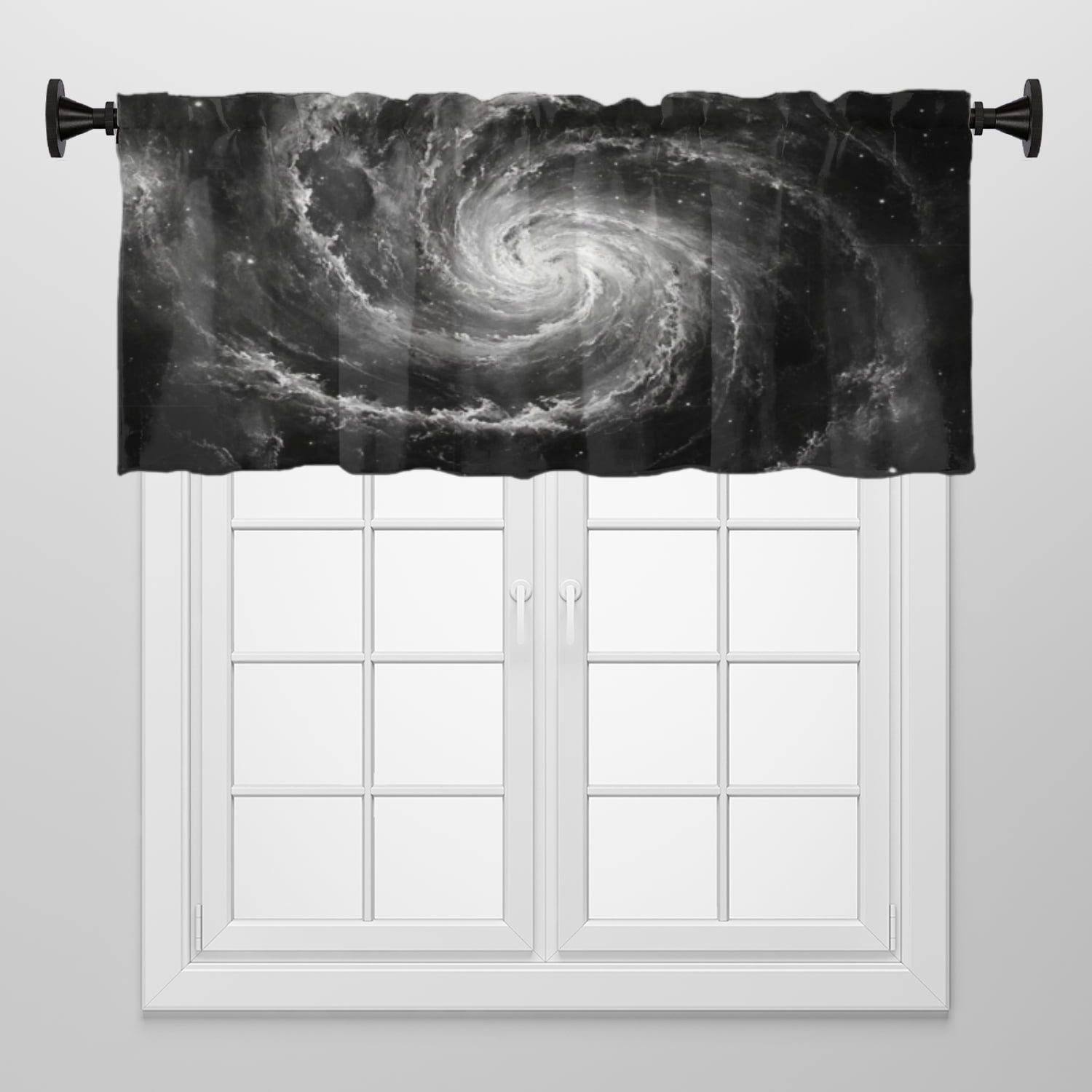 Window Treatment Tiers Solid Short Curtain for Small Window Bedroom 52 ...