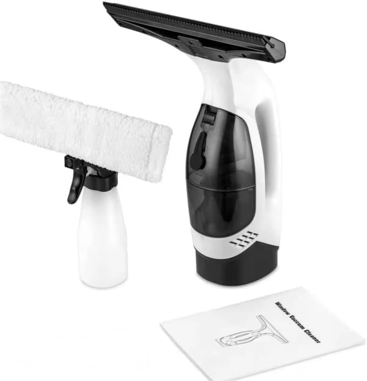 Window Vacuum Cleaner Cordless, Rechargeable Electric Window Cleaner ...
