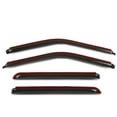 Window Vent Visor In-Channel Rain Guards Glossy Black Fit For 2015-2025 ...