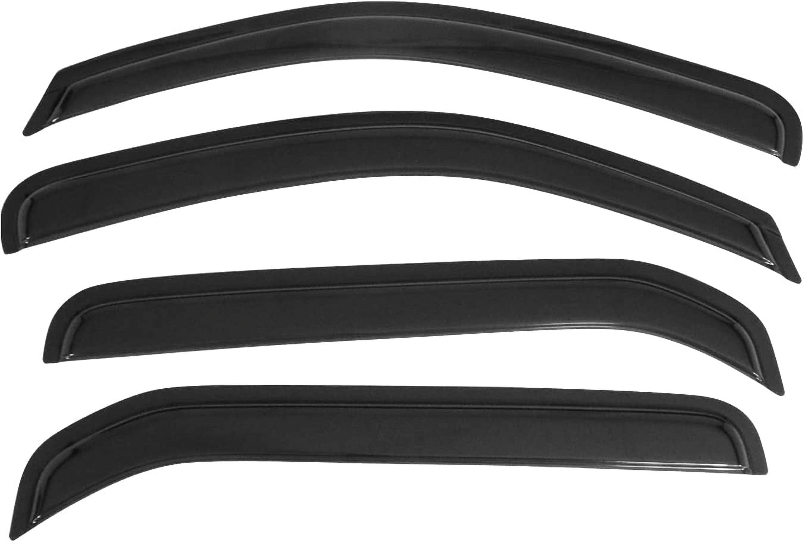 Window Visor Compatible with 2005-2016 Nissan Xterra, Acrylic Unpainted ...