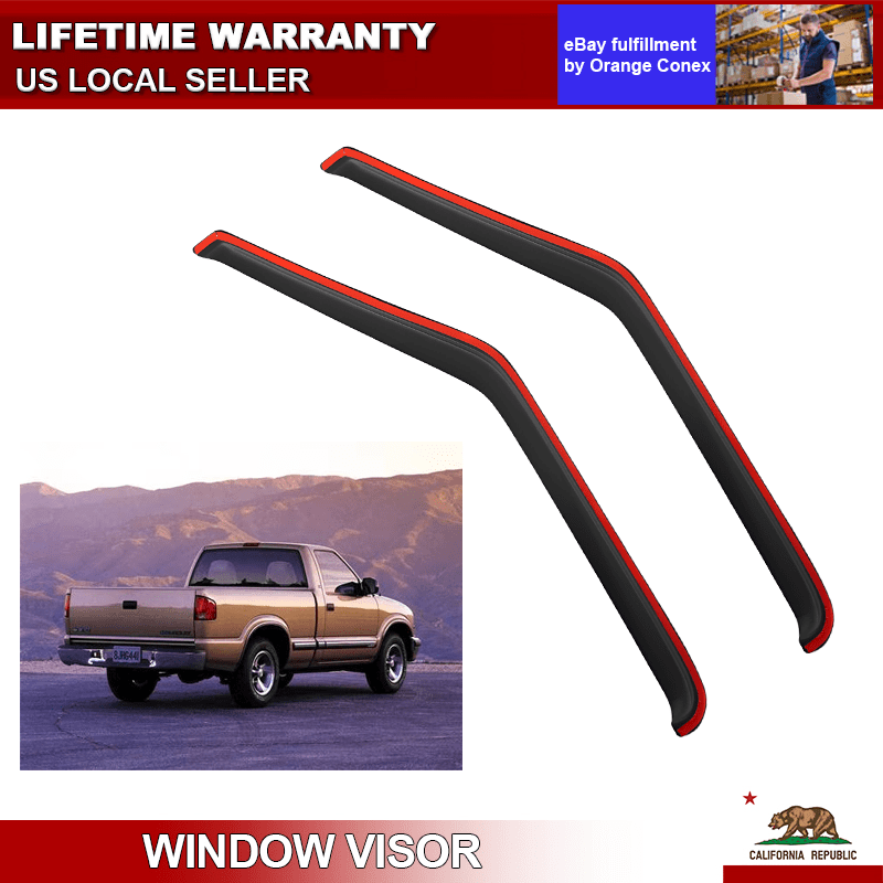 Window Visor Fit 1995-2005 Chevy S10 Blazer Sonoma Jimmy Guard ...