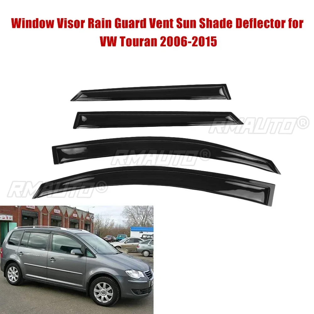 Window Visor Rain Vent Sun Shade Deflector for VW All Model Magotan ...