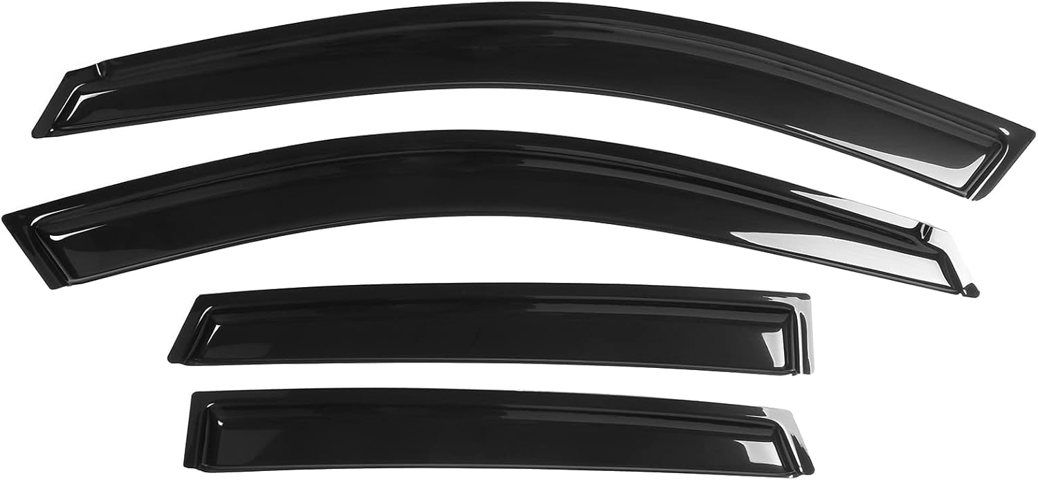 Window Visors Compatible with 2008-2014 Subaru Impreza WRX STI, Smoke ...