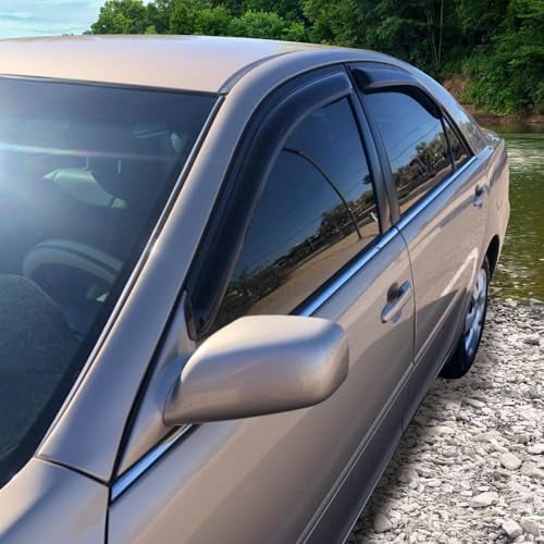Window Visors Compatible with 2002-2006 Toyota Camry 4Dr Sedan, Slim ...