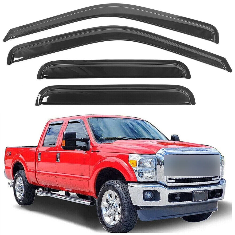 Window Visors Rain Guard Vent Shade For Ford F250 F350 F450 Super Duty ...