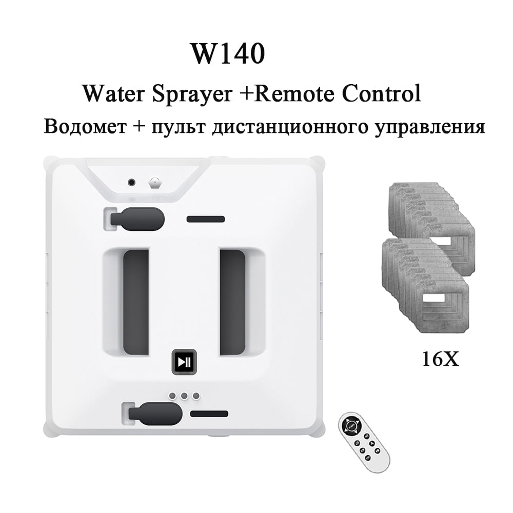 Window Washer Robot Water Spray Remote Control Electric Glass Cleaner ...