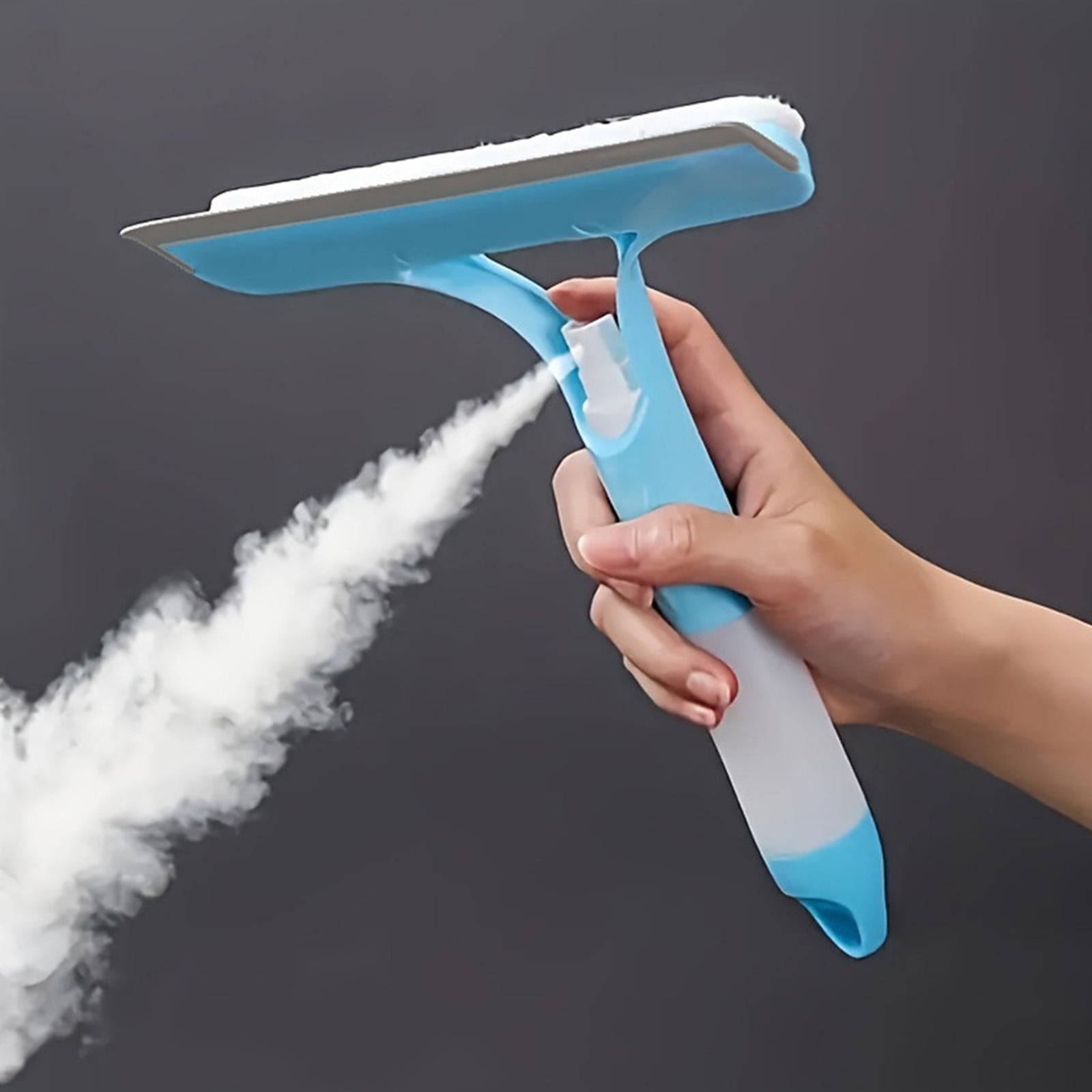 Window Washer Squeegee with Sprayer Shower Squeegee for Glass Doors ...