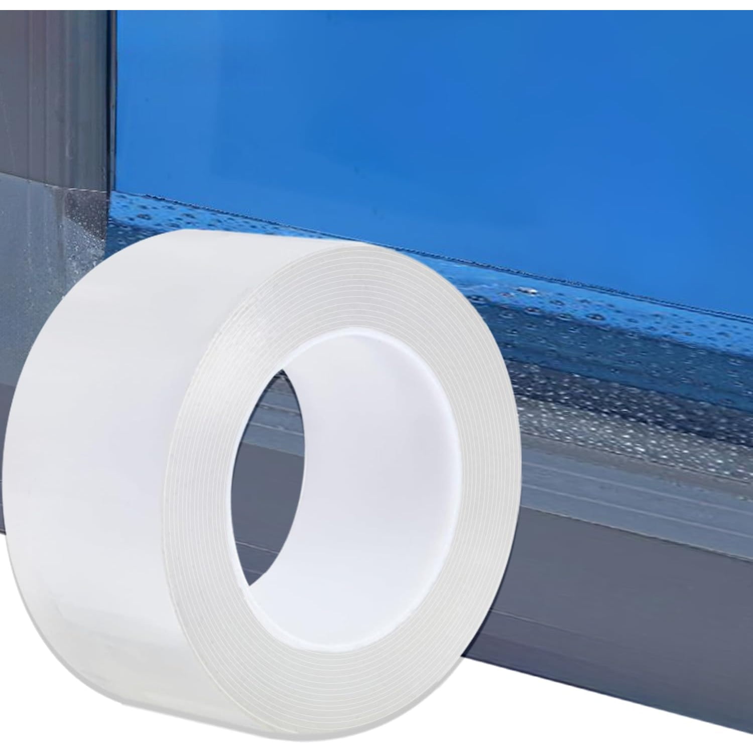 Window Weather Sealing Tape Insulation Tape Transparent 1.97×394in(0 ...