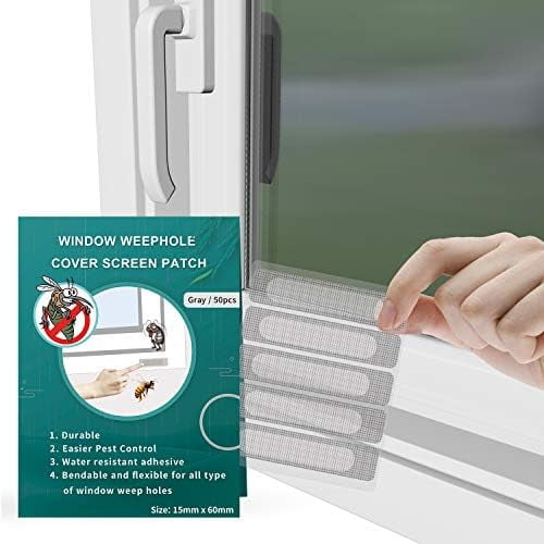 Window Weep Hole Covers Screen Patch Adhesive Window Screen Hole Patch ...