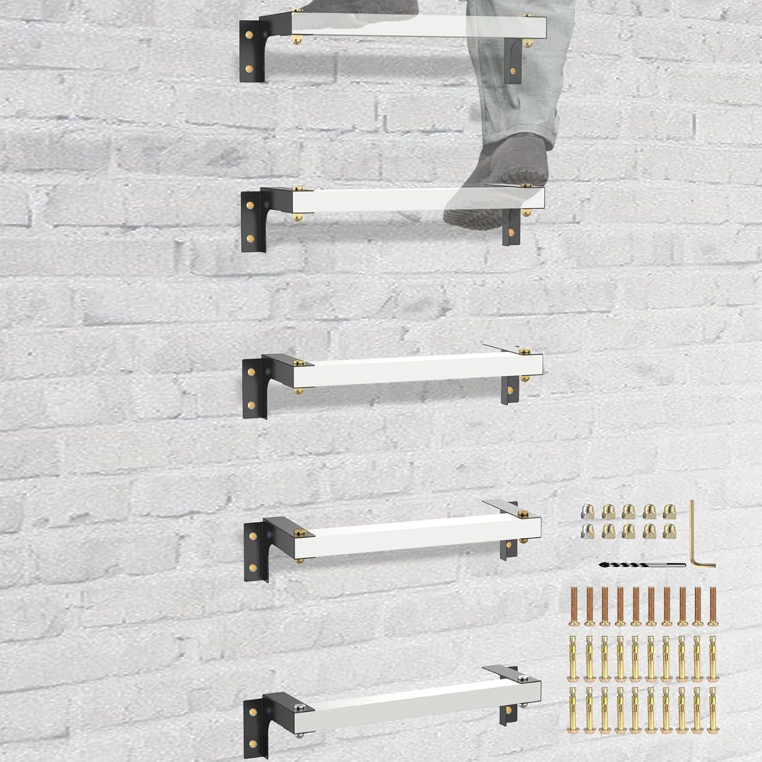 Window Well Egress Ladder, Adjustable Fire Emergency Escape Ladder for ...