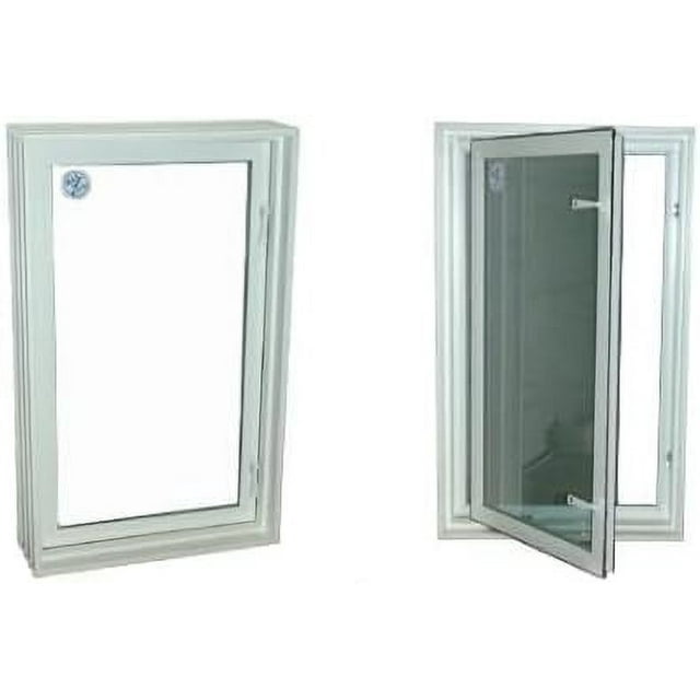 Window Well Supply - Argon Filled in-Swing Casement Window, White Vinyl ...