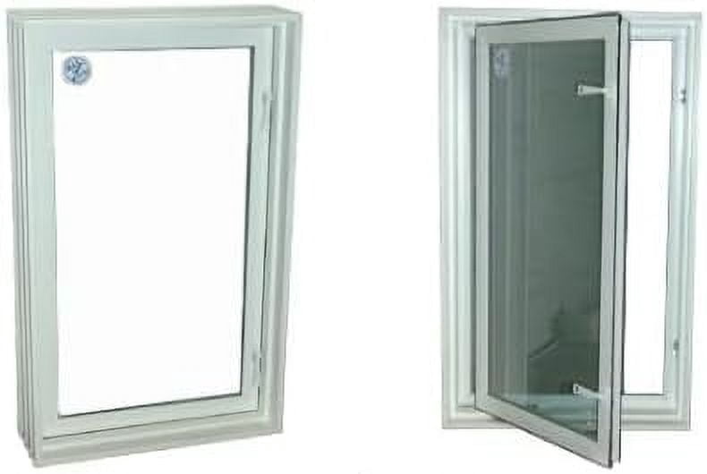 Window Well Supply - Argon Filled in-Swing Casement Window, White Vinyl ...