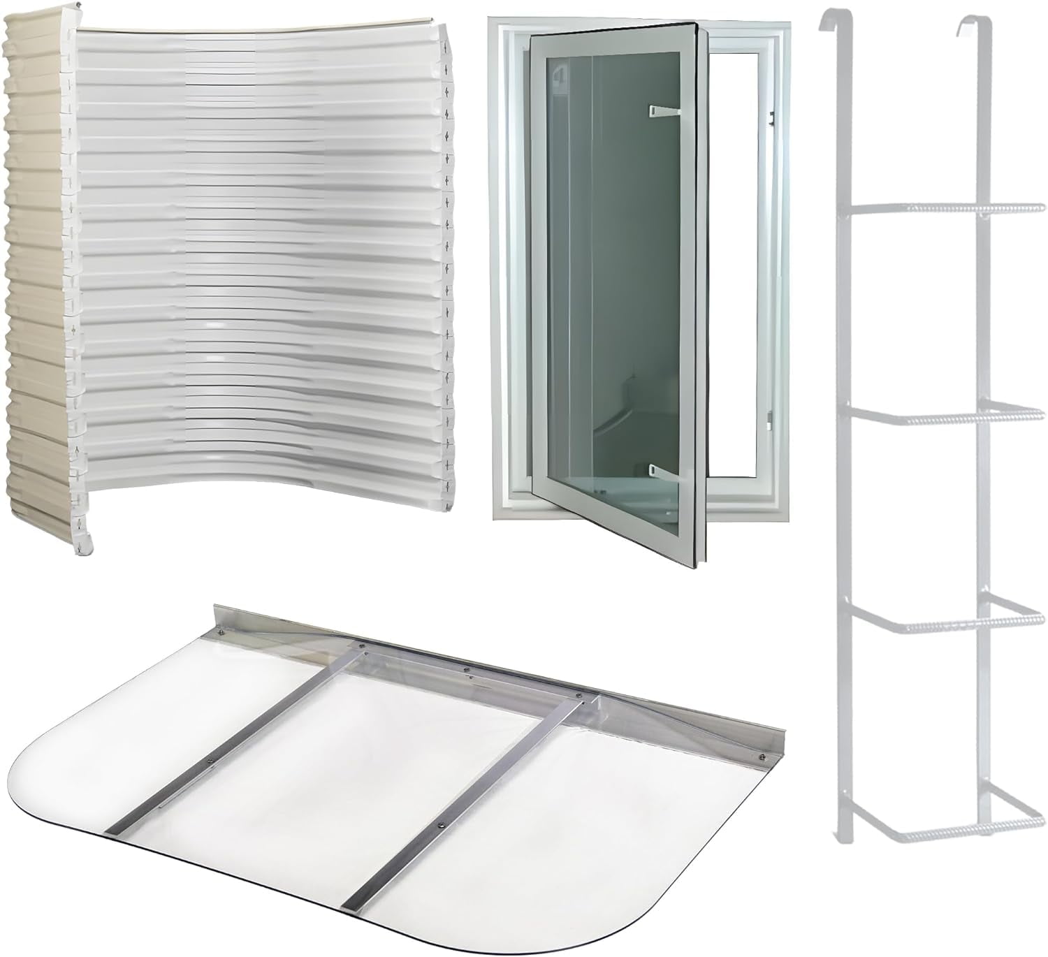 Window Well Supply - Egress Window Well Kit - Complete Basement Egress ...