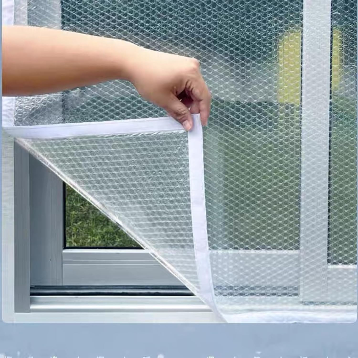 Window Winter Insulation Film Kit: Reusable Bubble Window Insulation ...