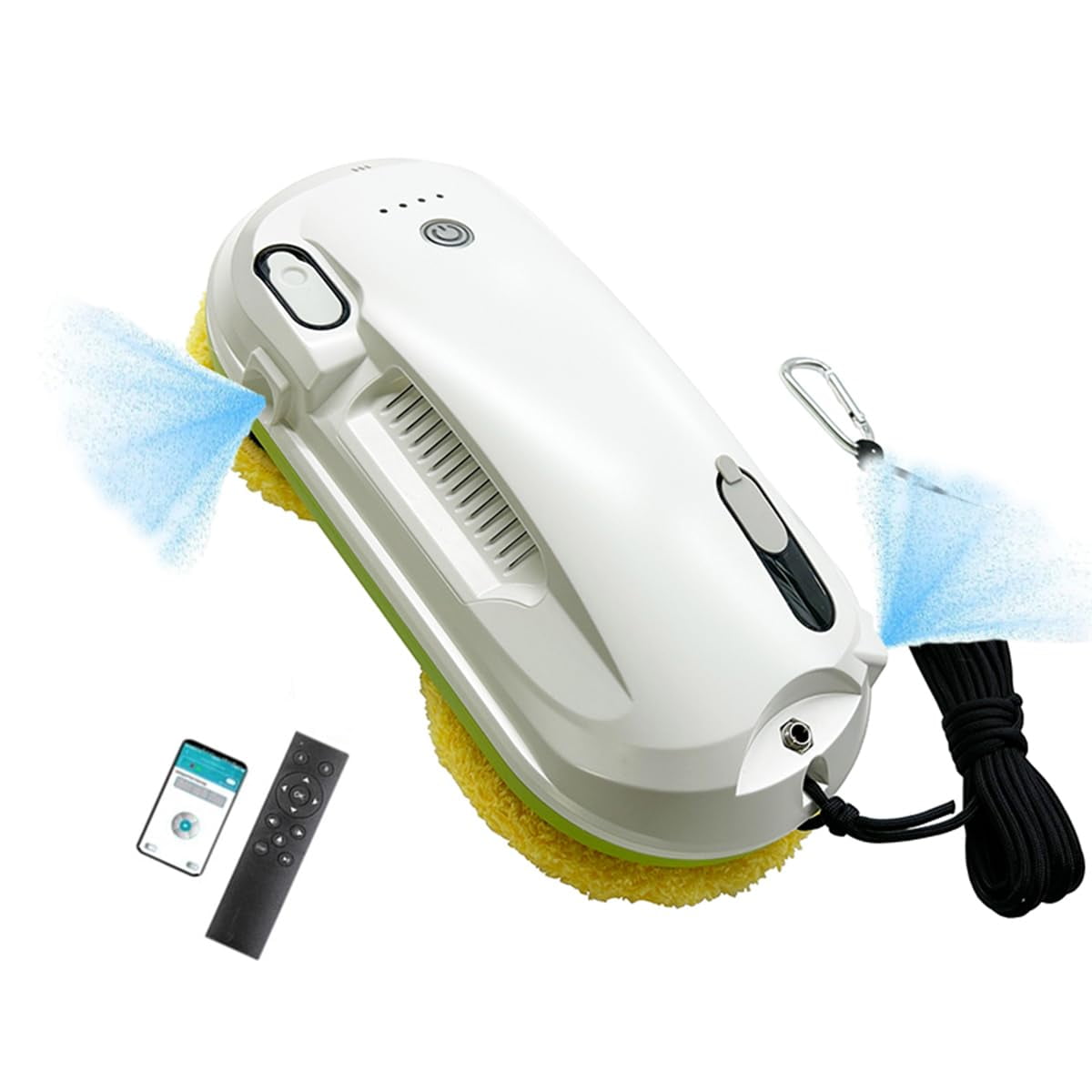 Window cleaning robot, smart window cleaner, with automatic water spray ...